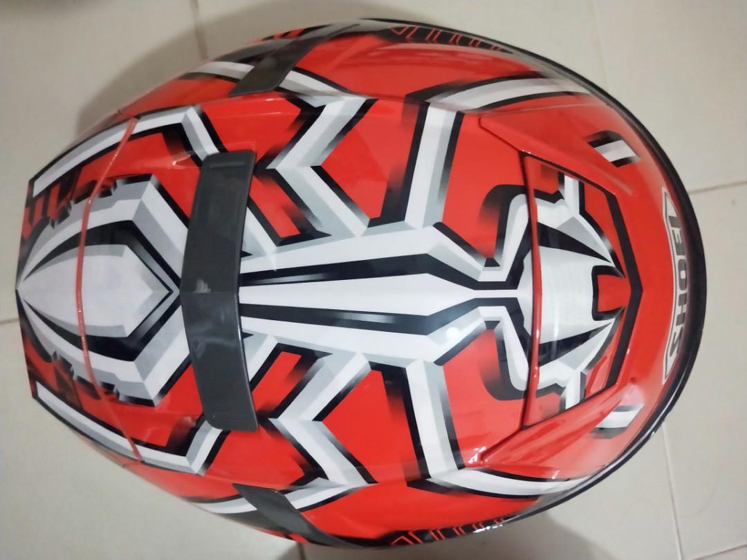 Shoei Red Ant Helmet, Motorcycles, Motorcycle Accessories on Carousell