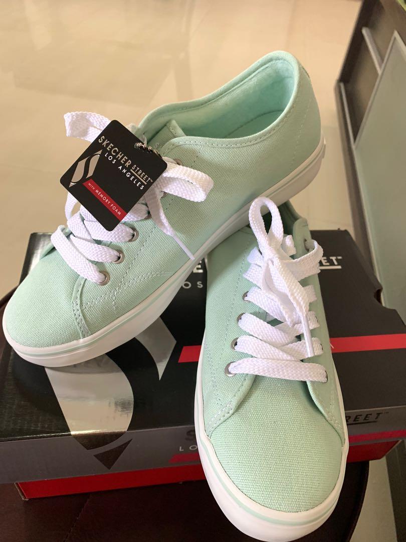 Skechers mint shoe, Women's Fashion, Footwear, Sneakers on Carousell