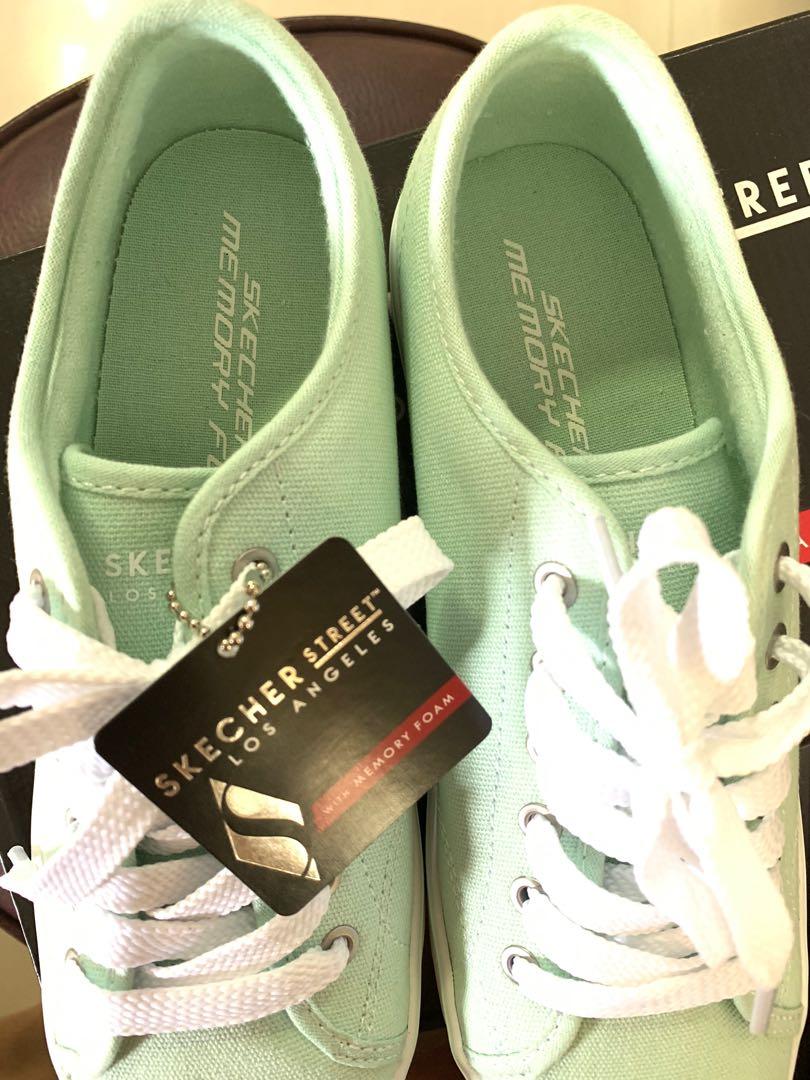 Skechers mint shoe, Women's Fashion, Footwear, Sneakers on Carousell