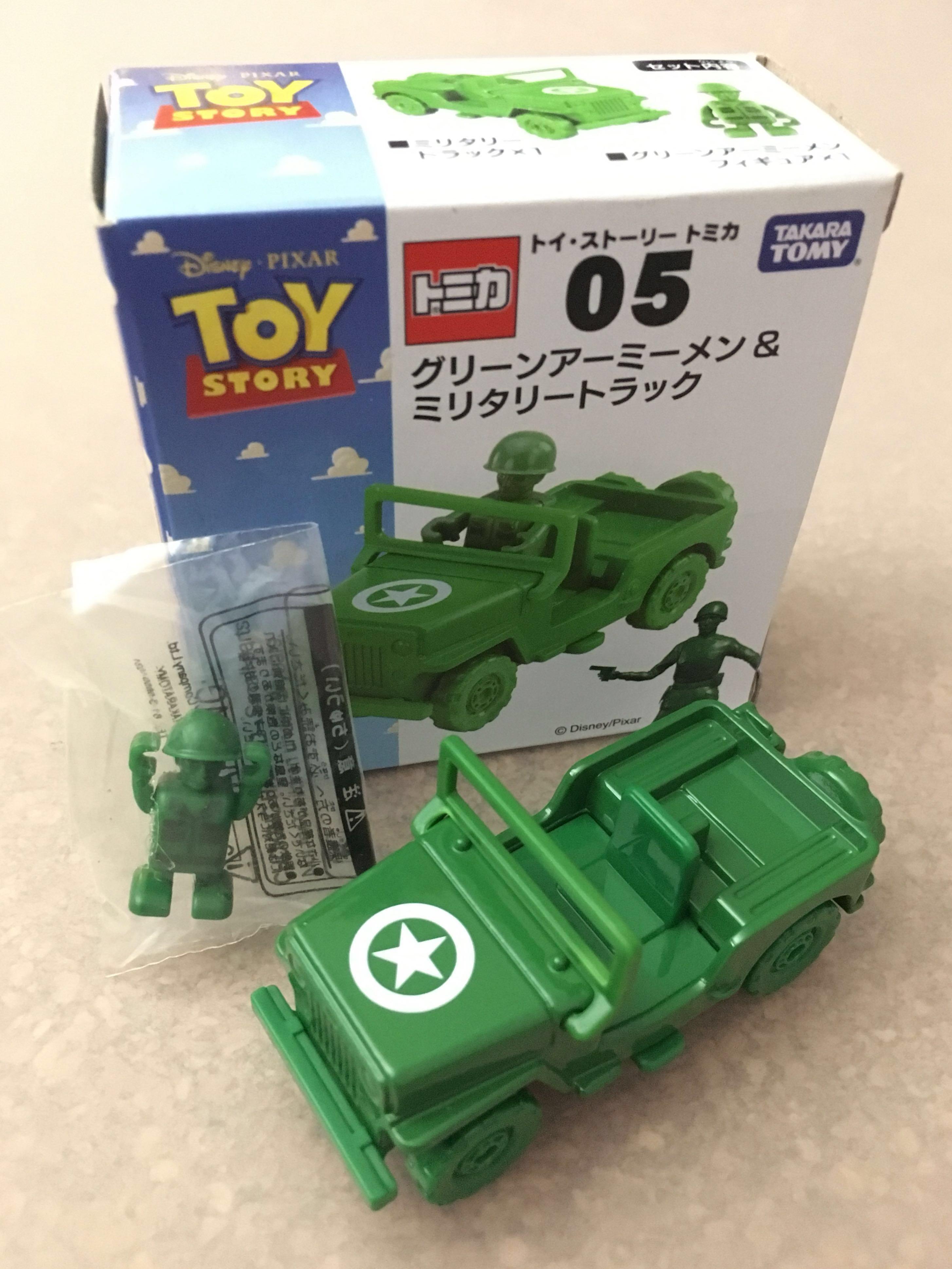 "Sold Out" Tomica Toy Story Green Army Men & Military Truck Disney ...