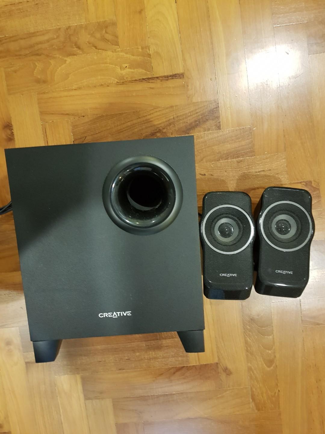 Speakers Creative 2.1 A320, Audio, Soundbars, Speakers & Amplifiers on ...