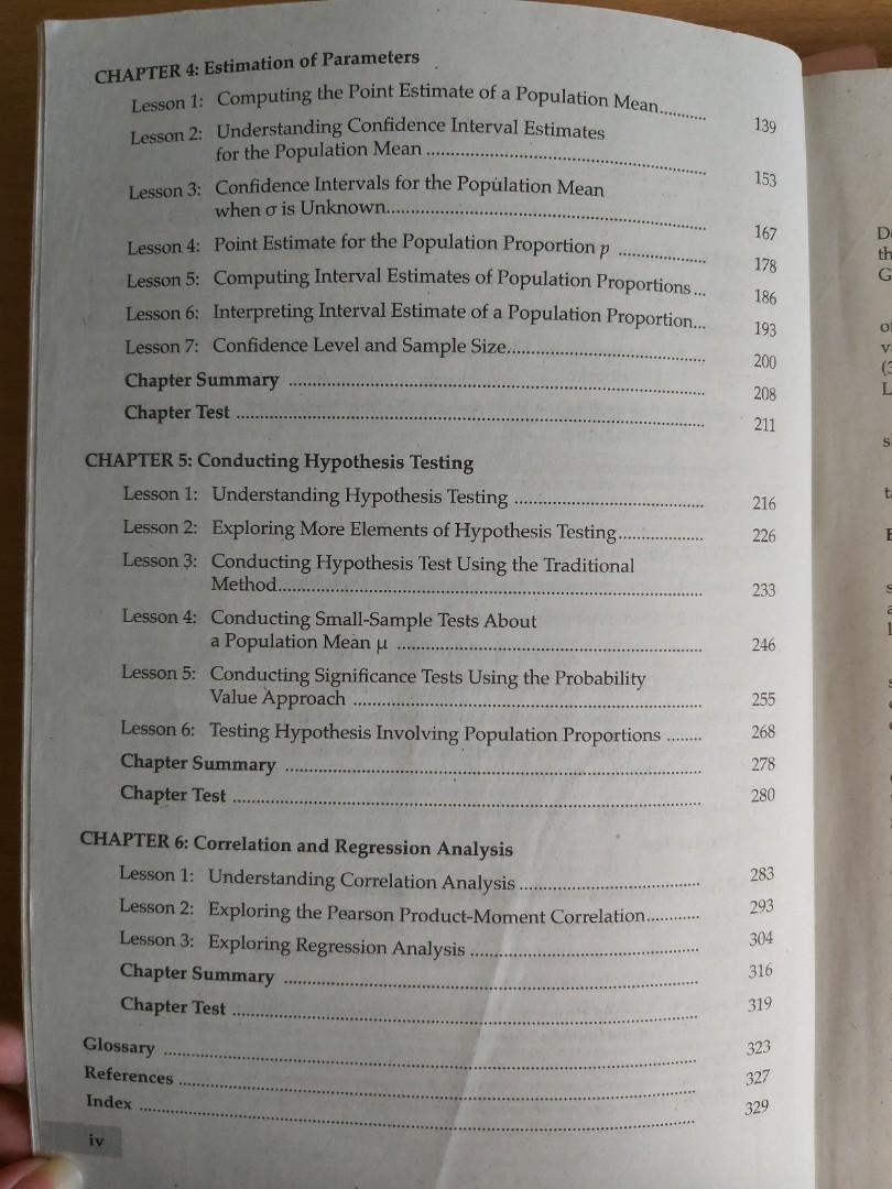Senior High School Book Rex Book Store Statistics and Probability ...