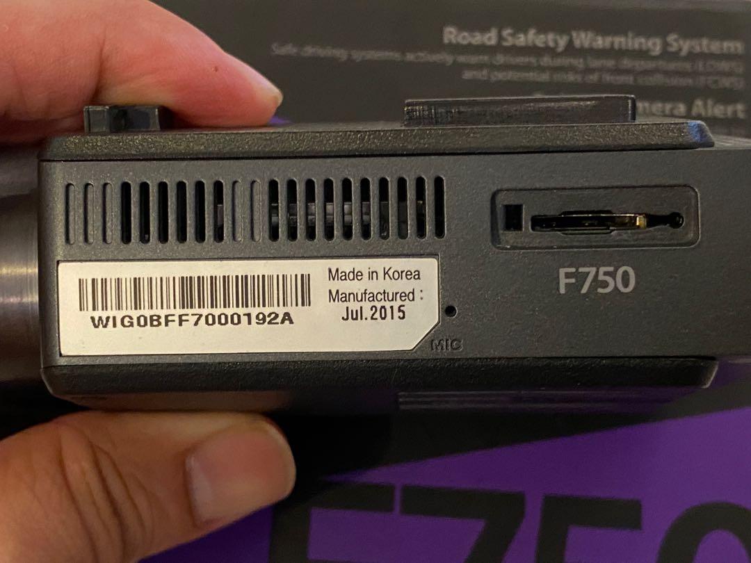 Thinkware F750 2-ch WIFI HD 1080p Car Dashcam, Car Accessories ...