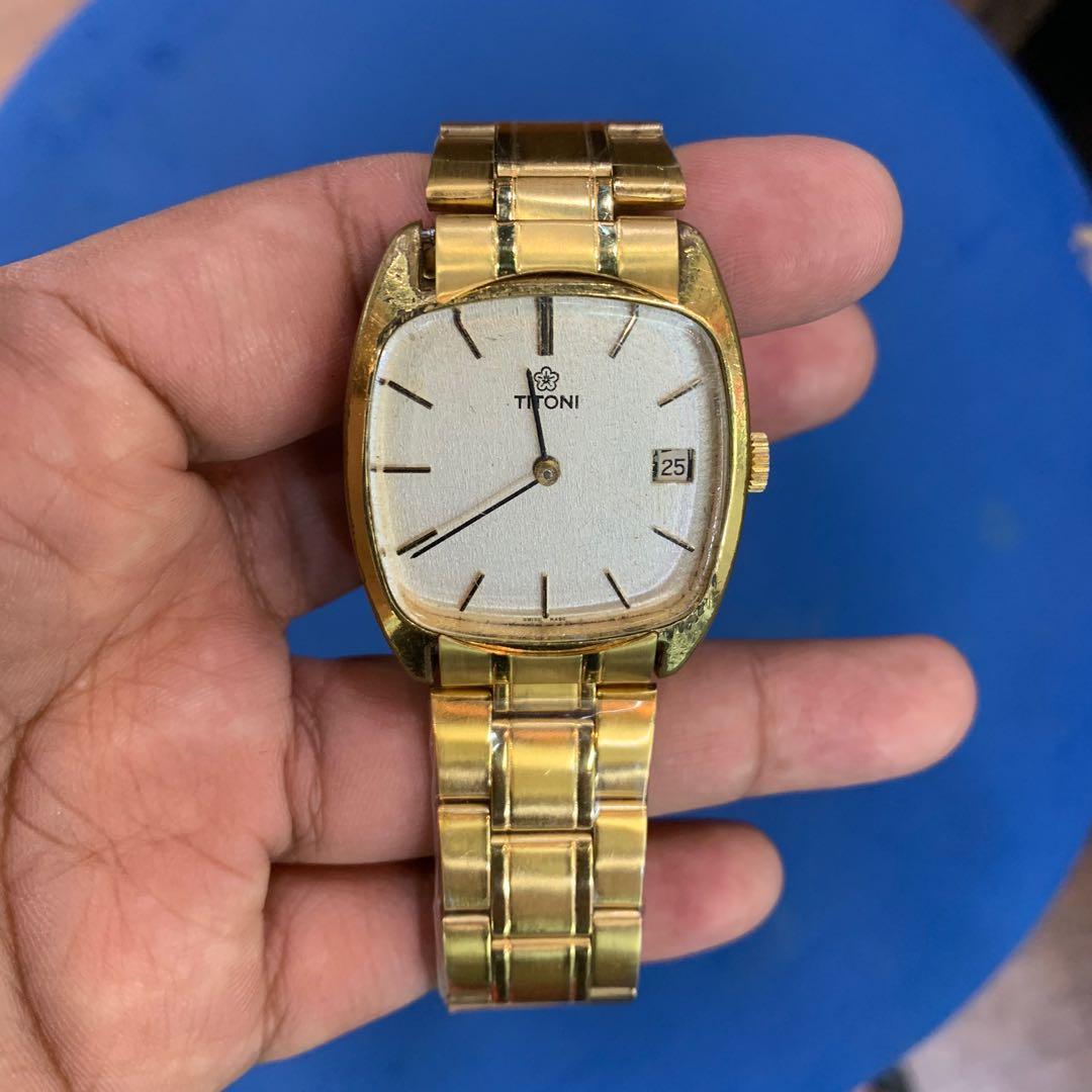 Titoni Vintage Watch, Luxury, Watches on Carousell