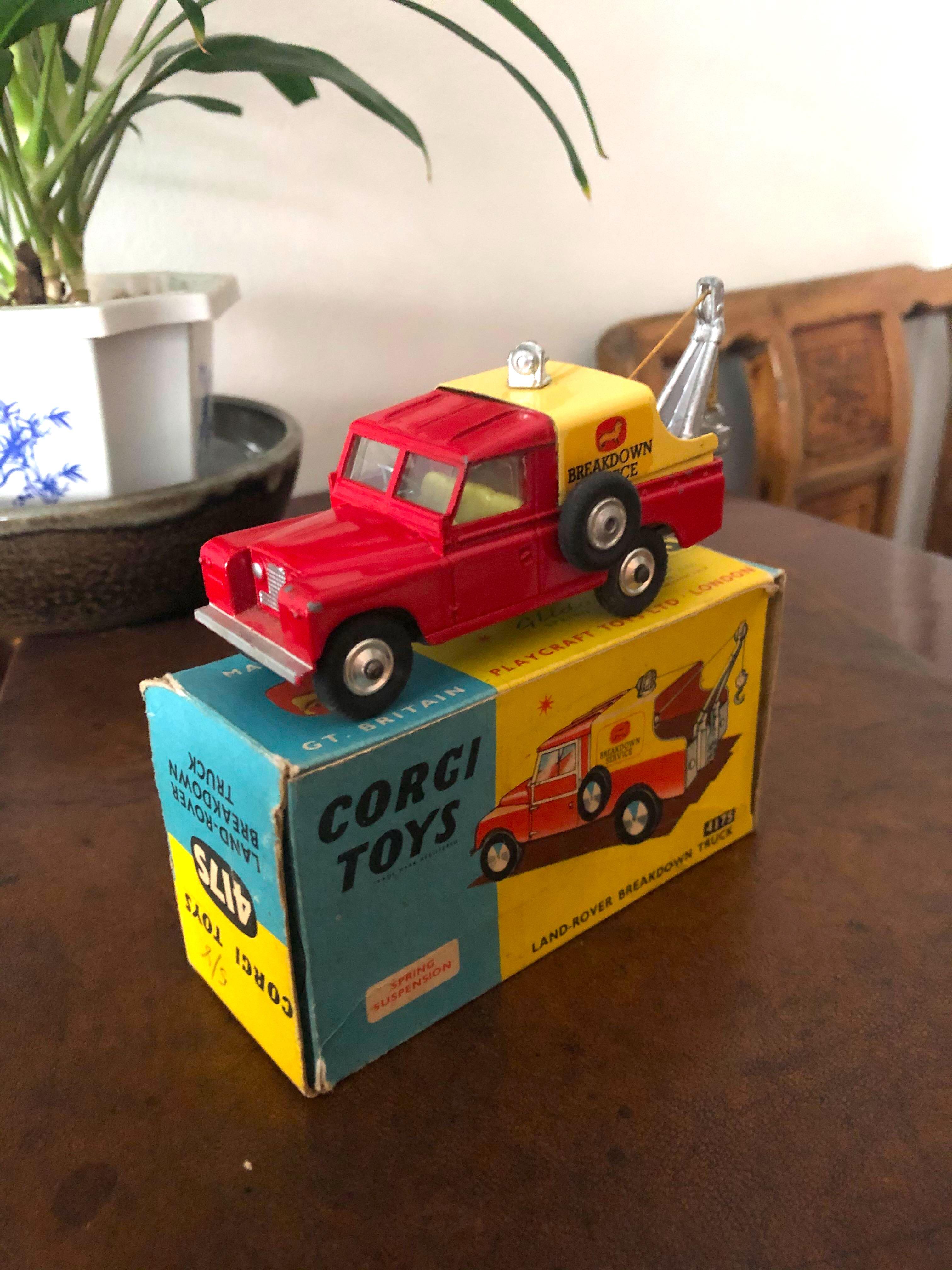 Vintage Rare Original Corgi 417s Landrover breakdown truck 1964 ...