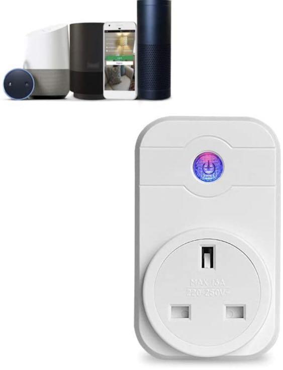 VLERHH Smart Home Wifi Smart Socket Power Meter Remote Control Timing ...