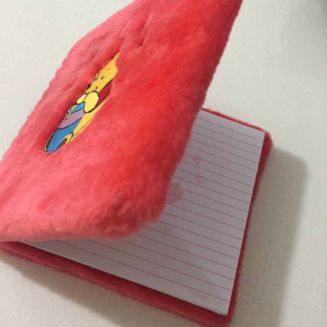 Winnie the Pooh Furry Notebook, Hobbies & Toys, Stationary & Craft ...