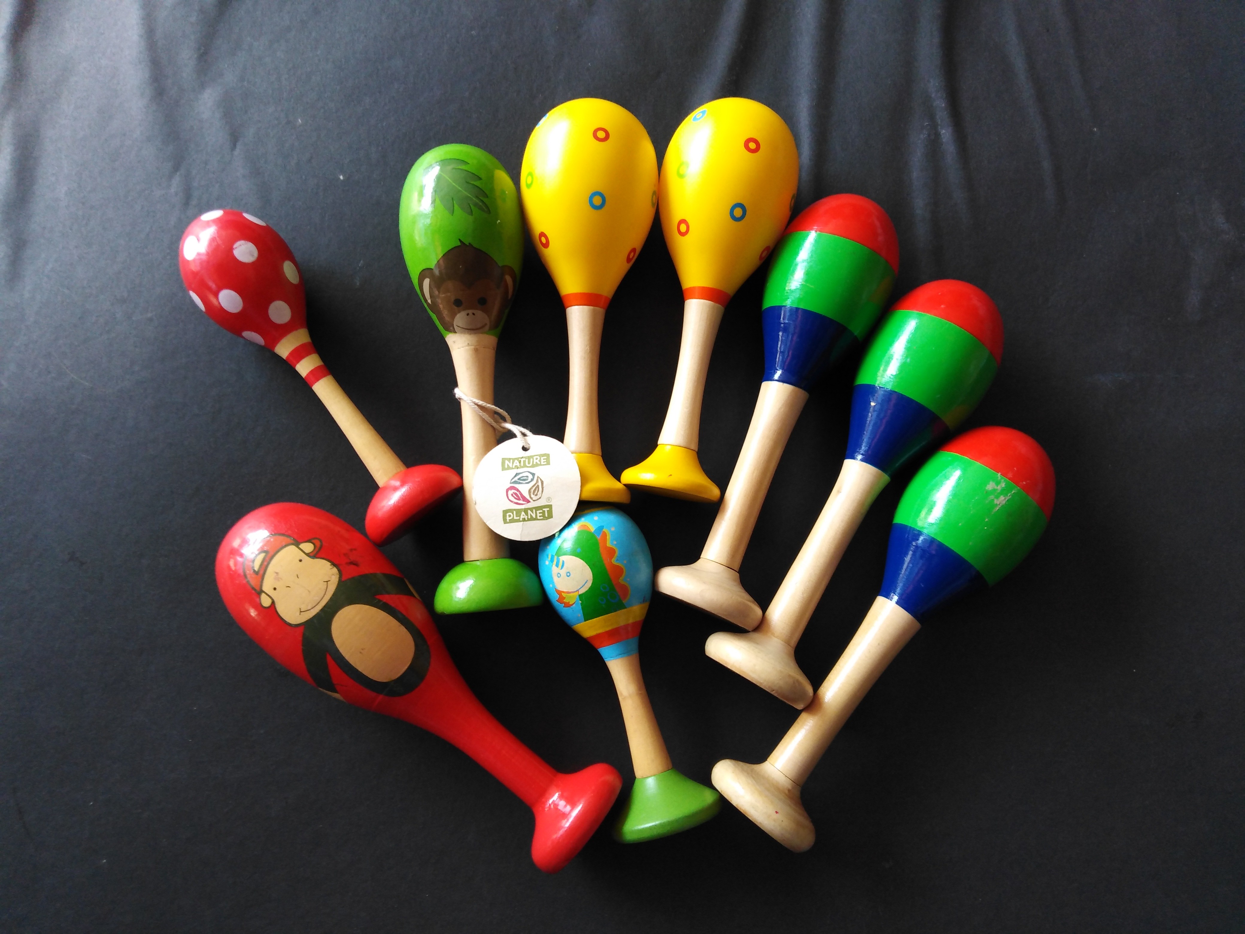 Wooden Maracas for kids, Babies & Kids, Infant Playtime on Carousell