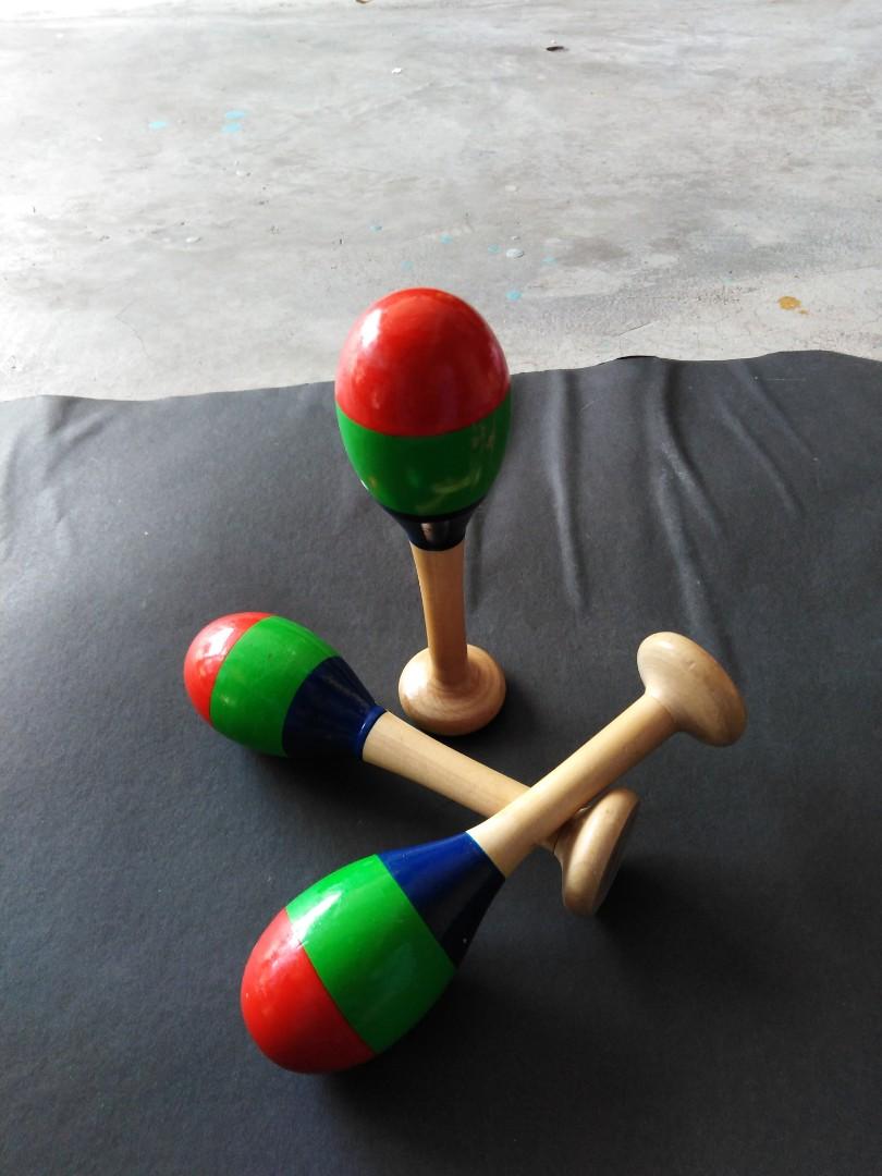 Wooden Maracas for kids, Babies & Kids, Infant Playtime on Carousell
