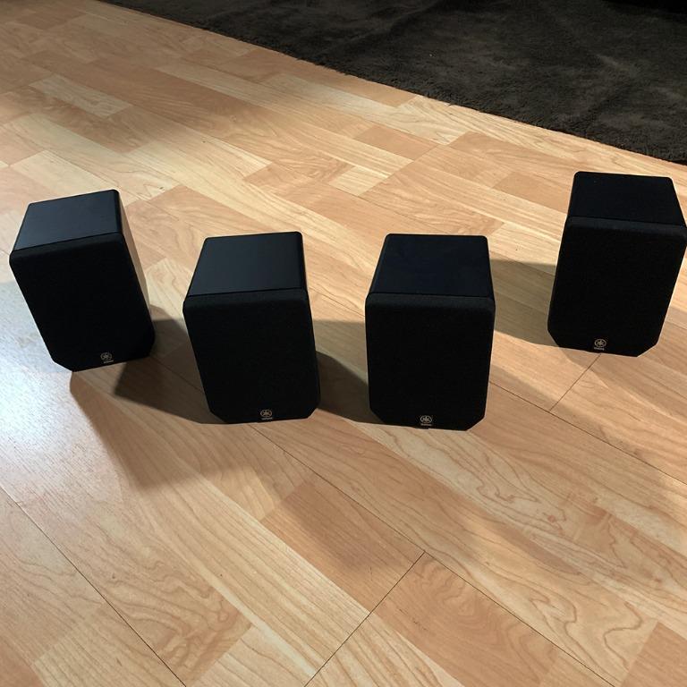 Yamaha Surround Speakers, 2F2R (NX-E270) 1C (NX-C270) (Black), Audio ...