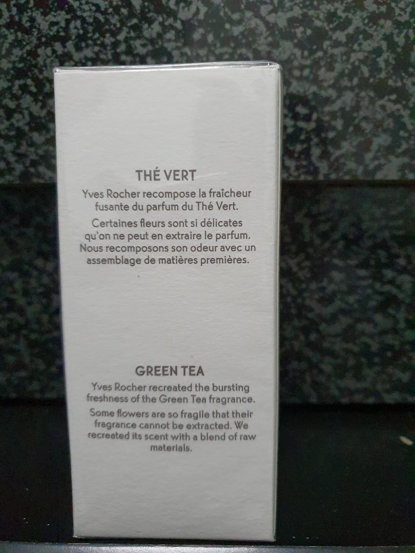 Yves Rocher Green Tea Eau Fraiche, Beauty & Personal Care, Fragrance ...