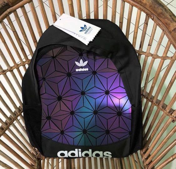 ADIDAS ISSEY MIYAKE REFLECTIVE BACKPACK, Fesyen Pria, Tas & Dompet ...