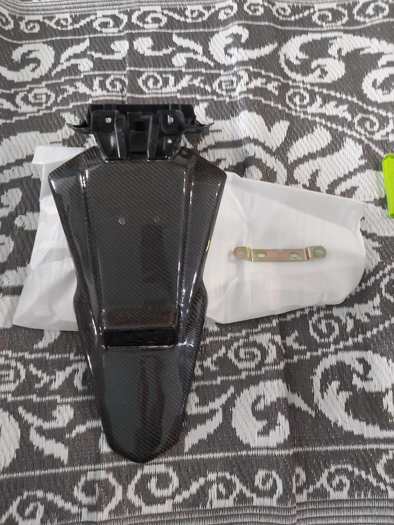 Aerox 155 Rear Fender Carbon, Motorcycles, Motorcycle Accessories on ...