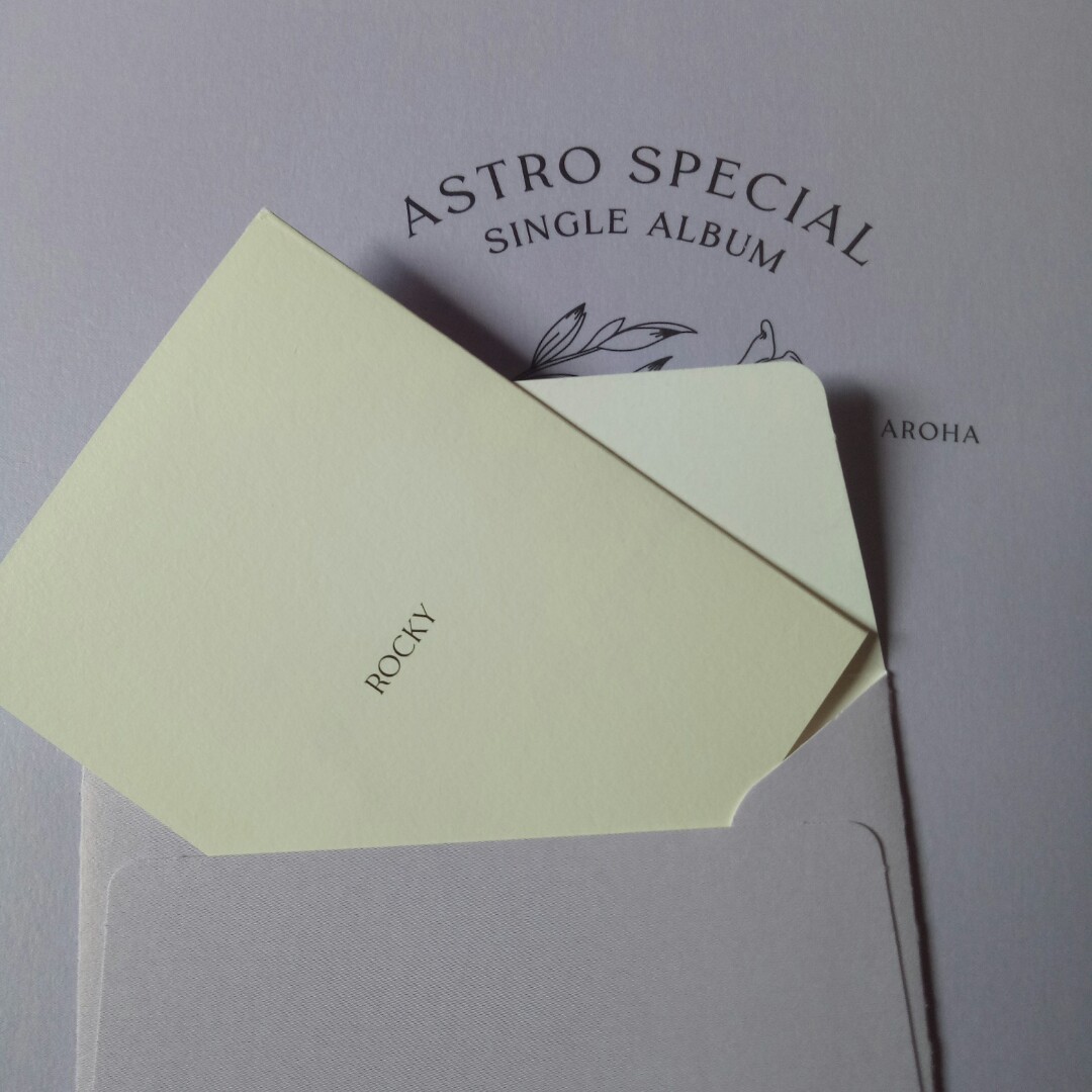 ASTRO One & Only Rocky Message Card, Hobbies & Toys, Memorabilia ...