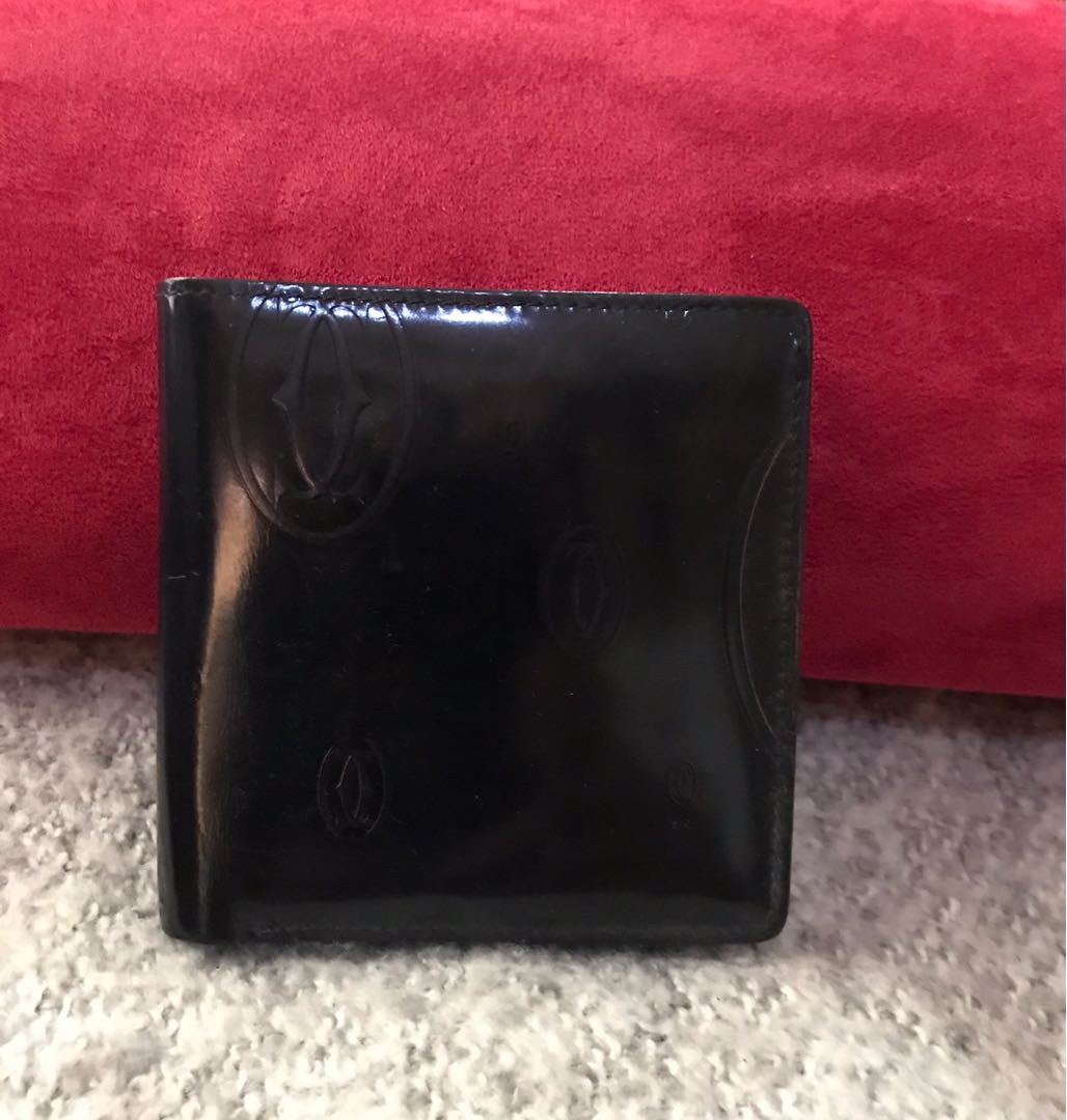 Cartier Wallet BiFold Vintage Authentic, Women's Fashion, Bags ...