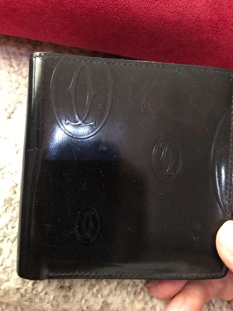 Cartier Wallet BiFold Vintage Authentic, Women's Fashion, Bags ...