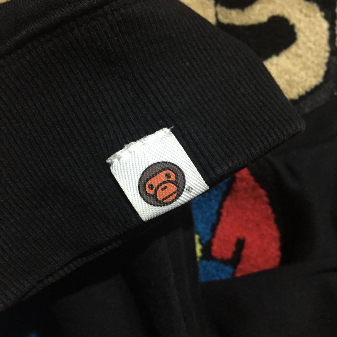 Bape Baby Milo x Super Mario hoodie (off), Men's Fashion, Coats ...