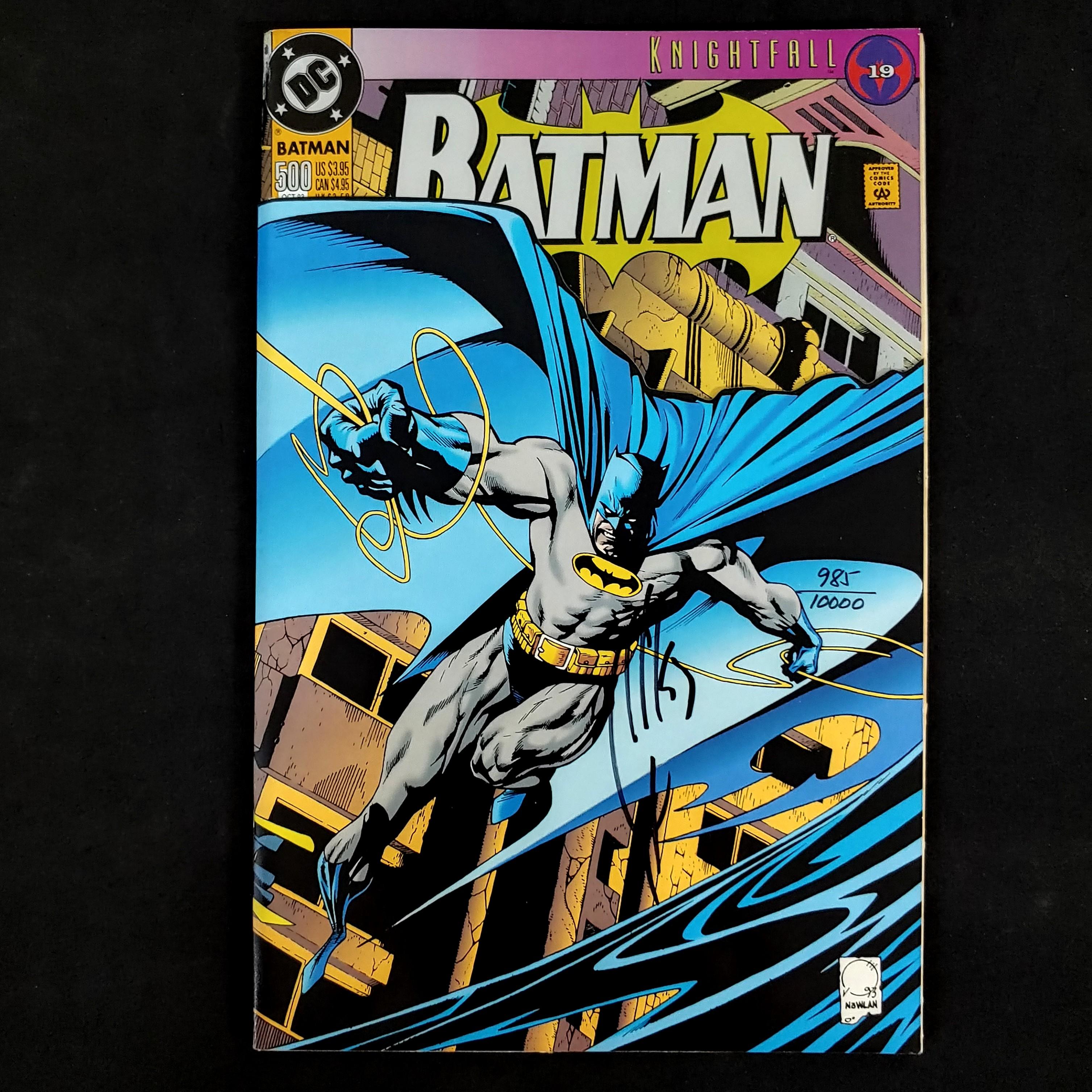 Batman #500 (1993) signed by Jose Quesada *** KNIGHTFALL *** DC Comics ...