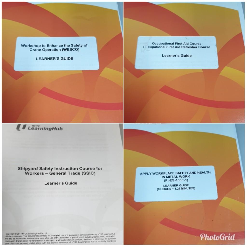 Books for WSH safety officer (by NTUC Learning Hub), Books & Stationery ...