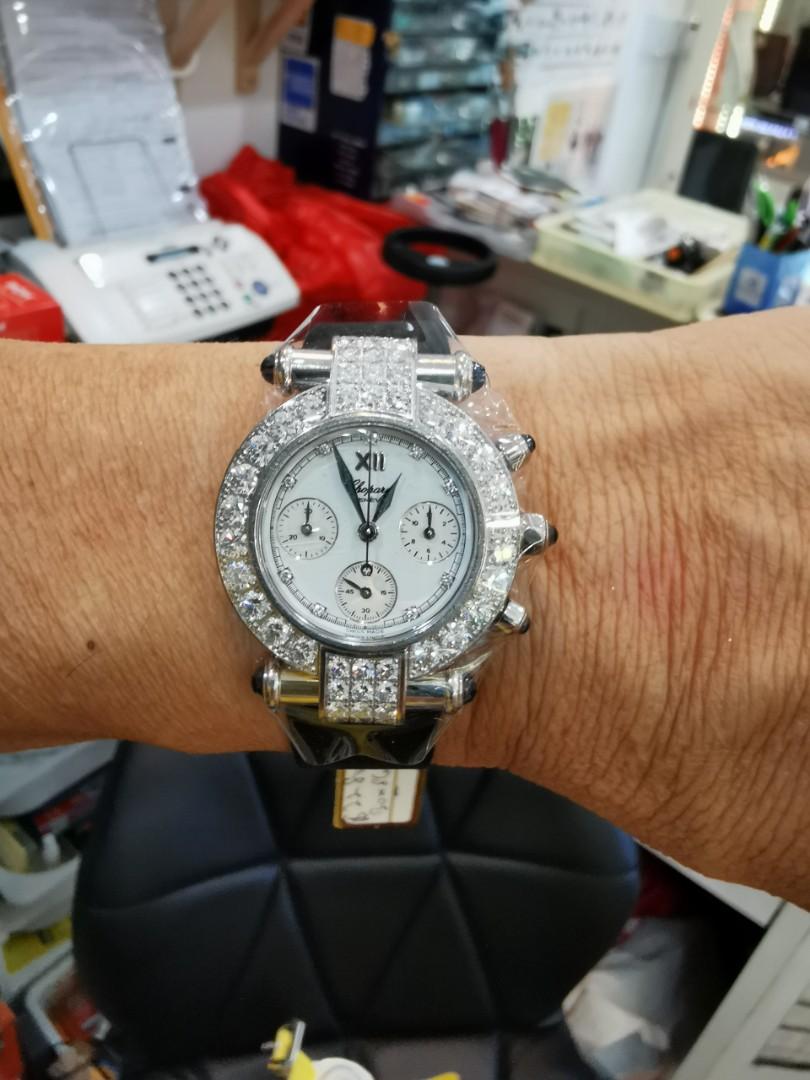 Chopard Imperiale 18k Chronograph quart. Model 383168, Luxury, Watches on Carousell