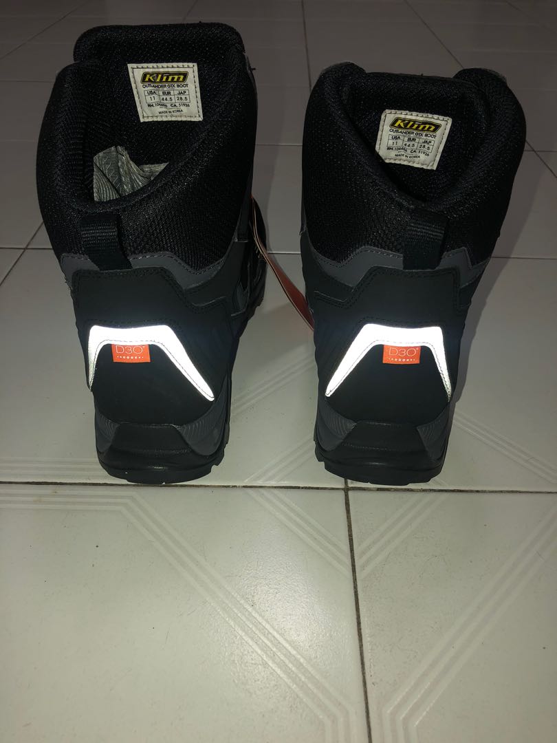 (D30) Klim Outlander GTX Motorcycle Boots, Motorcycles, Motorcycle ...