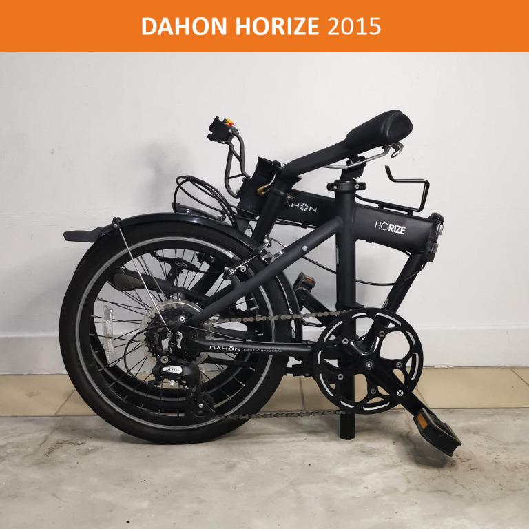 Dahon Horize - Matte Black 2015, Sports Equipment, Bicycles & Parts, Bicycles on Carousell