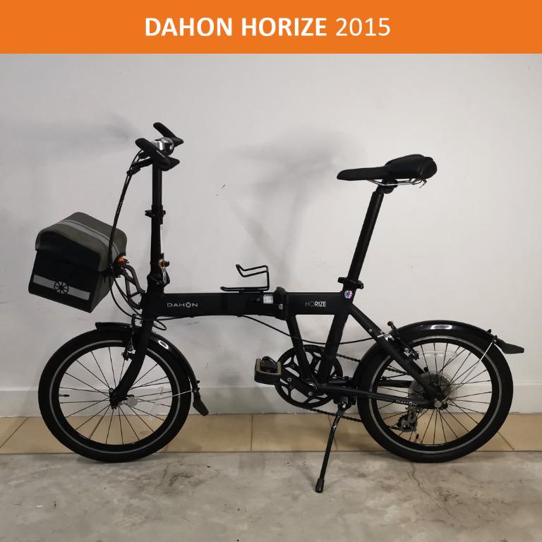 Dahon Horize - Matte Black 2015, Sports Equipment, Bicycles & Parts, Bicycles on Carousell