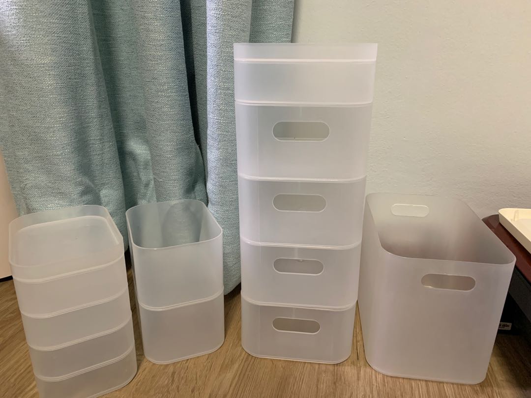 Daiso Storage Boxes, Furniture & Home Living, Home Improvement ...