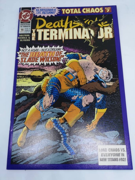 DC Comics Deathstroke the Terminator #16 (The Death of Slade Wilson ...