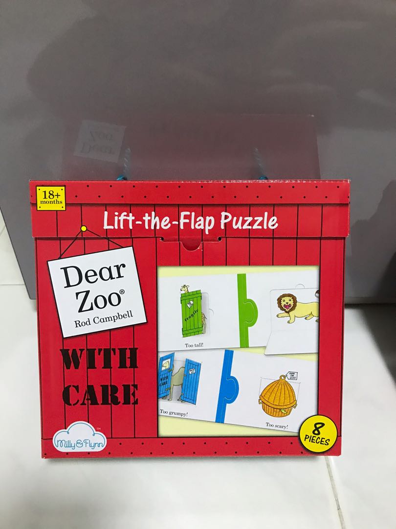 Dear zoo Lift the flap puzzle, Hobbies & Toys, Toys & Games on Carousell