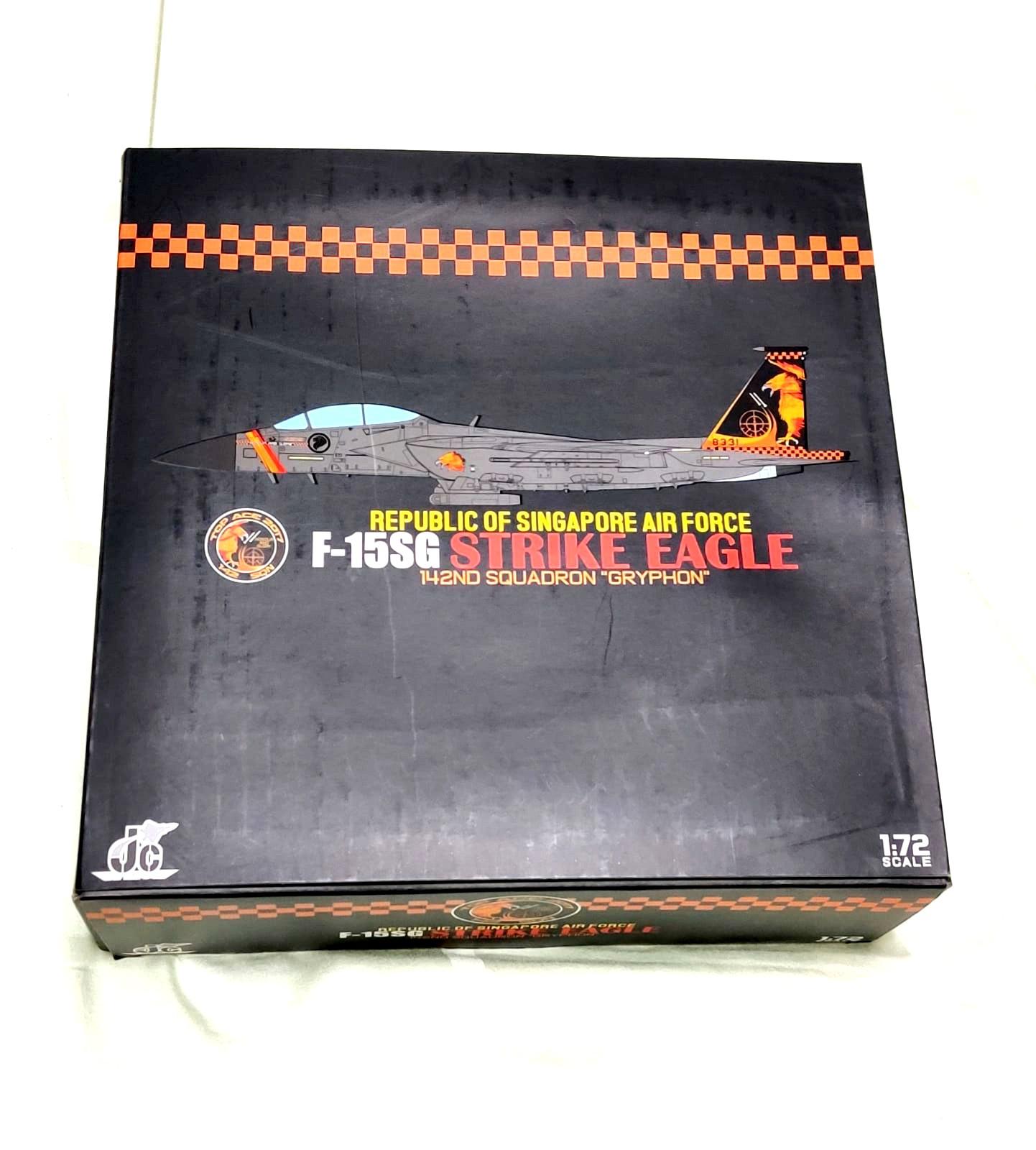 Die Cast RSAF F-15SG 142 SQN "Mighty Gryphons" w/o stand Scale 1:72 ...