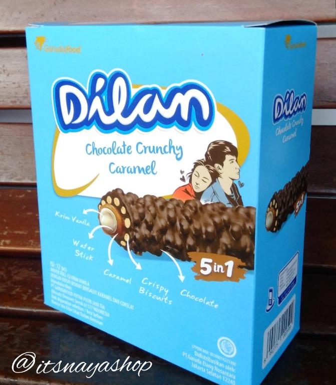 Dilan Choco Crunchy Caramel - Wafer Stick - Satuan & Grosir, Makanan ...
