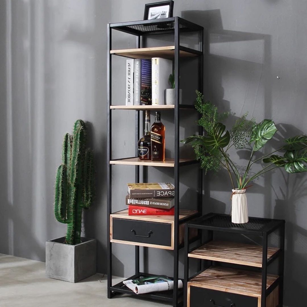 Industrial-style Display Shelf - Loke, Furniture & Home Living ...
