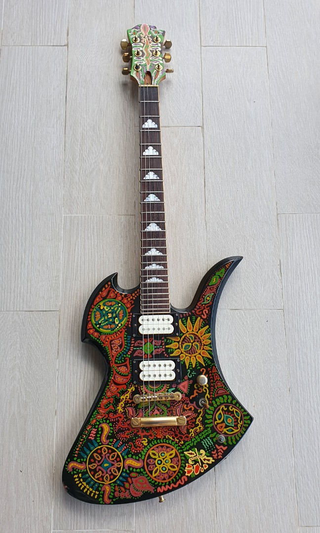 Fernandes MG-120X X-Japan Hide Signature Model, Music & Media, Music ...