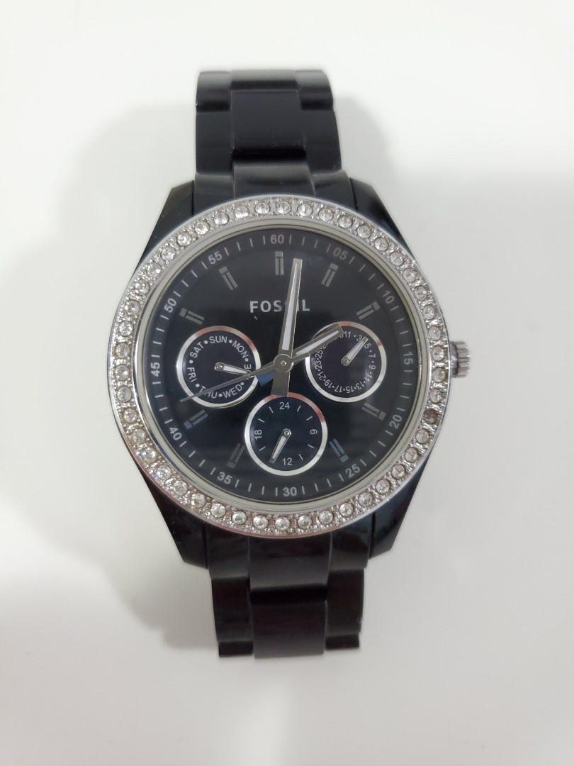 Fossil Ceramic Watch, Women's Fashion, Watches & Accessories, Watches ...