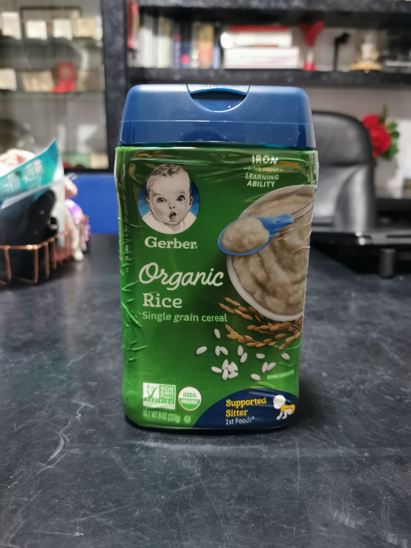 Gerber Organic Rice Cereal, Babies & Kids, Nursing & Feeding, Weaning ...