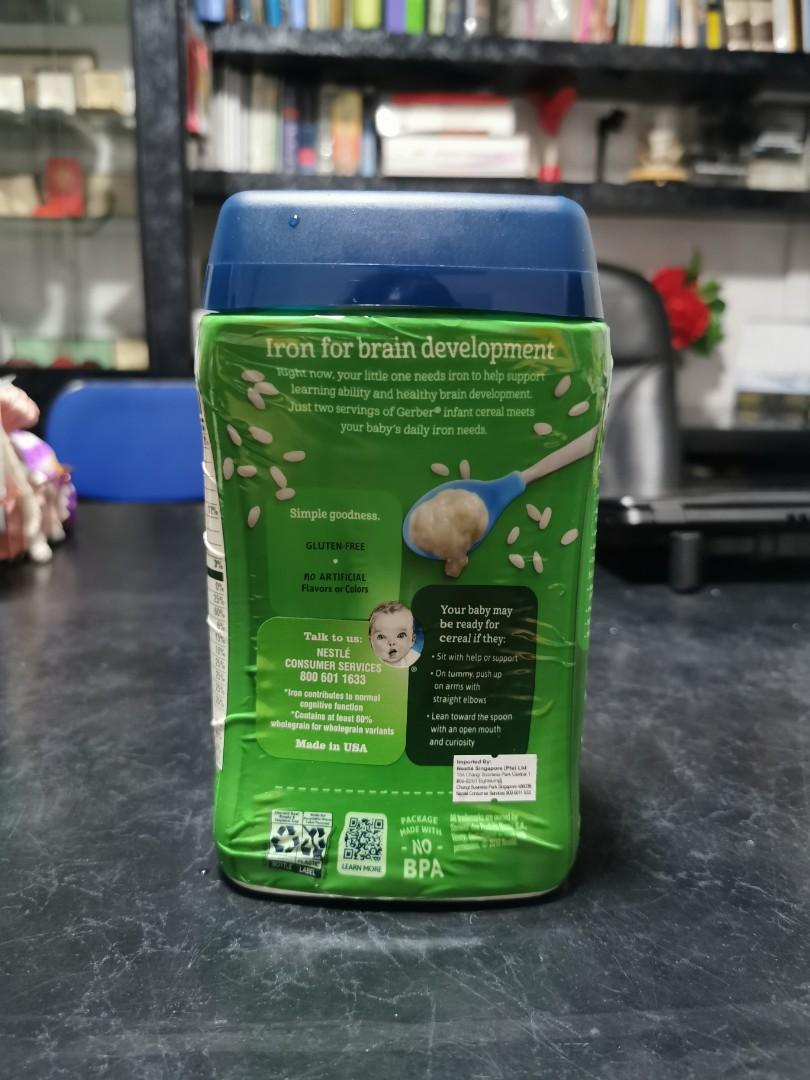 Gerber Organic Rice Cereal, Babies & Kids, Nursing & Feeding, Weaning ...