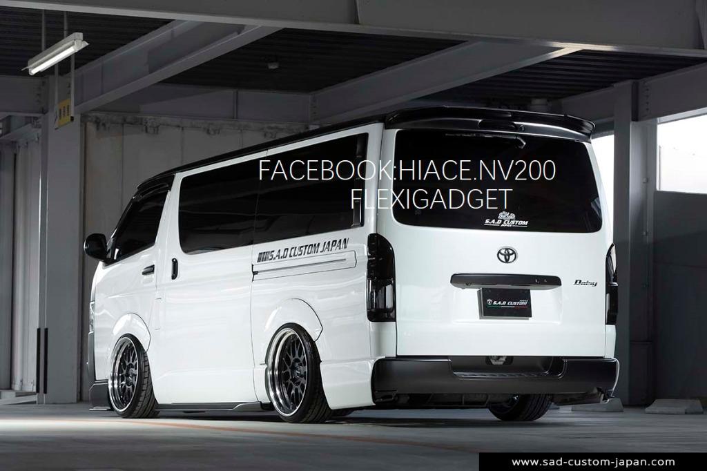 Hiace SAD Rear Roof Spoiler / Hiace Accessories/ Flexigadget / Hiace ...