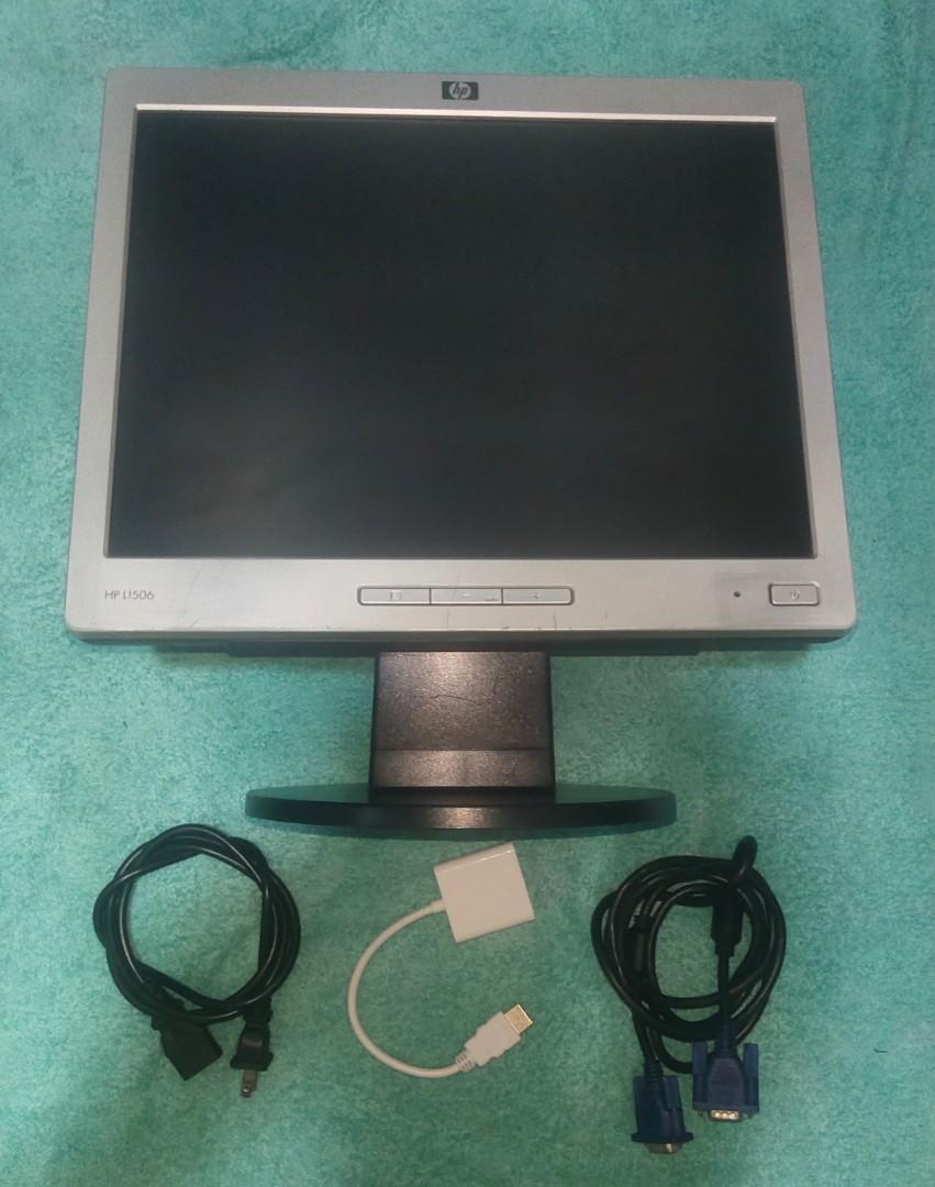 HP LCD MONITOR (HP L1506, 15-inch), Computers & Tech, Parts ...