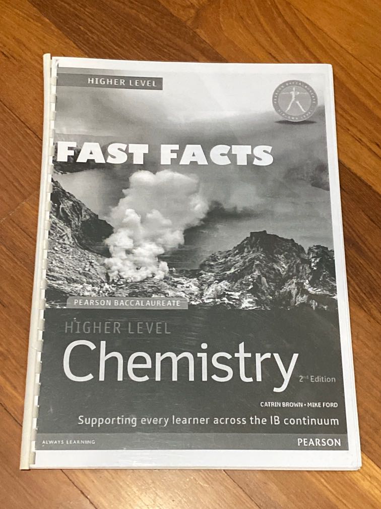 IB chemistry HL pearson fast facts hardcopy, Hobbies & Toys, Books ...