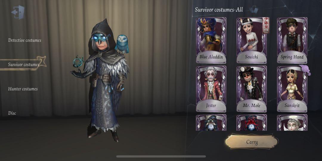 Identity V account, Toys & Games, Video Gaming, Video Games on Carousell