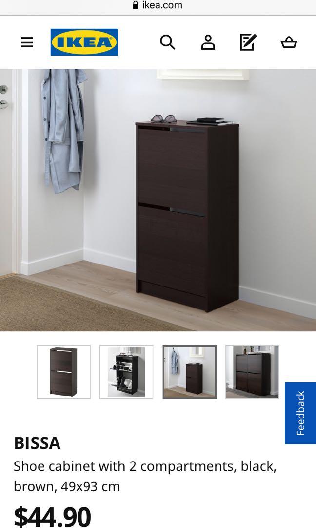 Ikea shoe rack, Furniture & Home Living, Furniture, Shelves, Cabinets ...