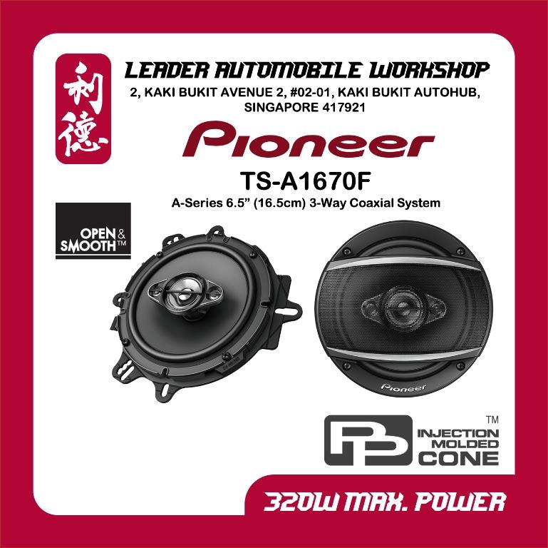 *In-Stock Now* | Pioneer TS-A1670F | A-Series 6.5" (16.5cm) 3-Way Coaxial Speaker, Audio, Other ...