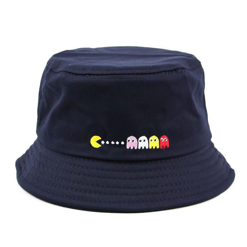 INSTOCK pac man bucket hat, Men's Fashion, Watches & Accessories, Caps ...