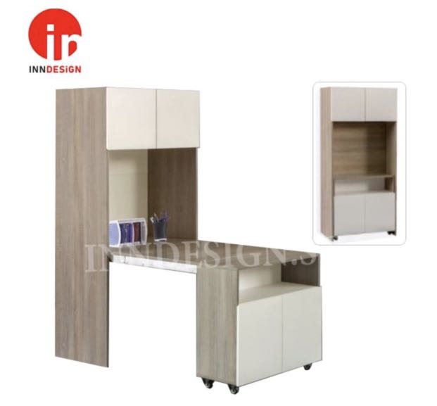 Leo Extendable Study Table / Office Table (Free Delivery), Furniture ...