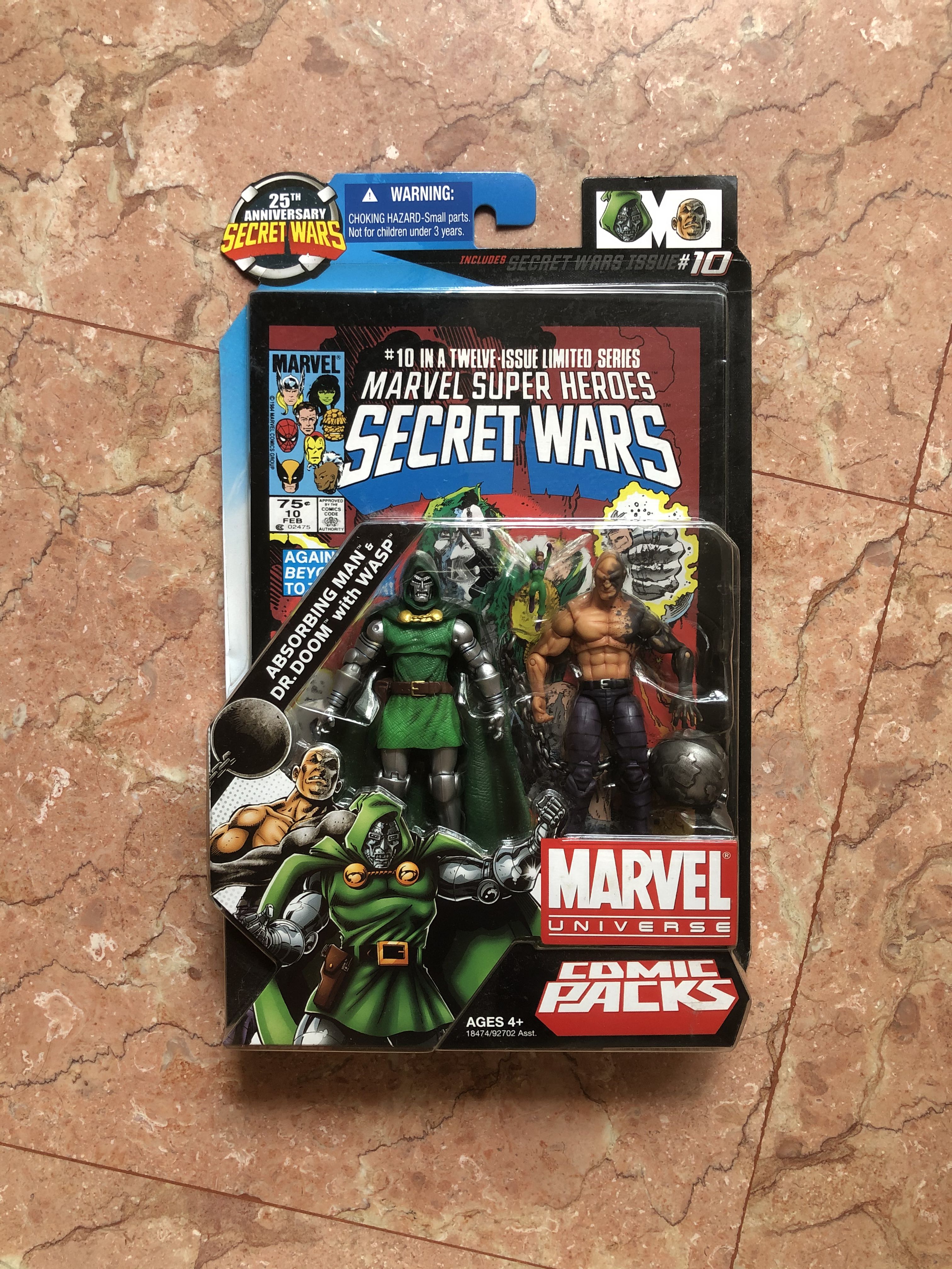 Marvel Secret Wars #10 Absorbing Man & Dr Doom with Wasp, Hobbies ...