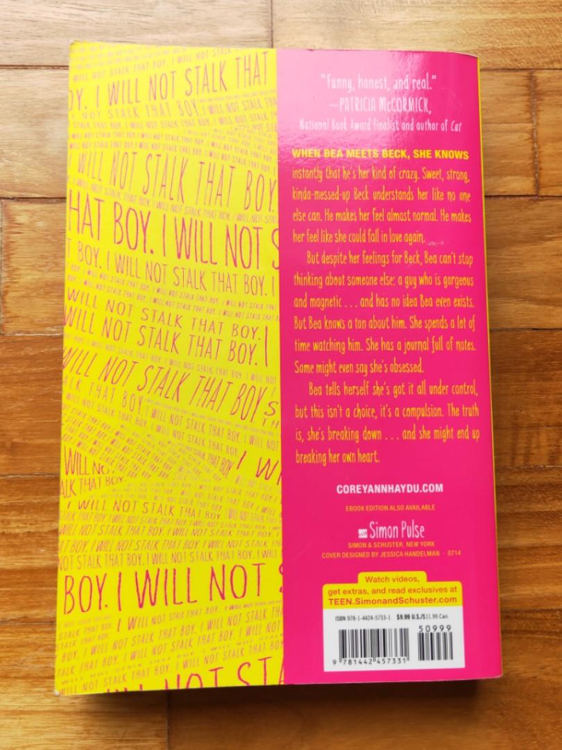 OCD Love Story by Corey Ann Haydu, Books & Stationery, Fiction on Carousell