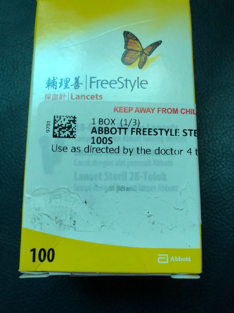 Optium Freestyle Sterile Lancet, Beauty & Personal Care, Sanitisers ...