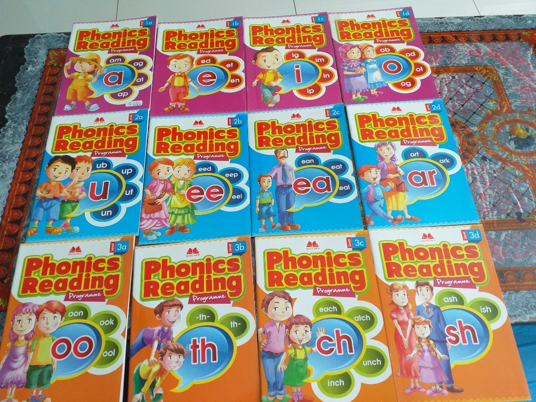 Phonics Reading Level 1 to Level 3 A -D, Hobbies & Toys, Books ...