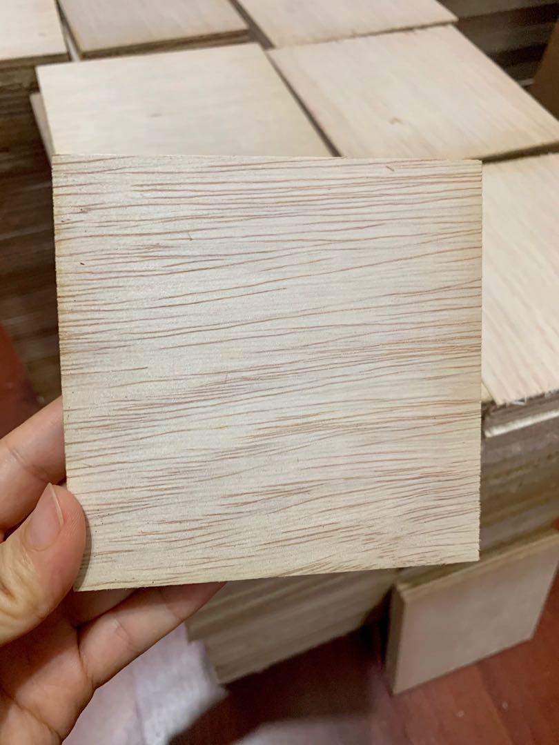 Plywood Tile for DIY Wooden Block, Wood Image Transfer, Craft, Scrabble ...